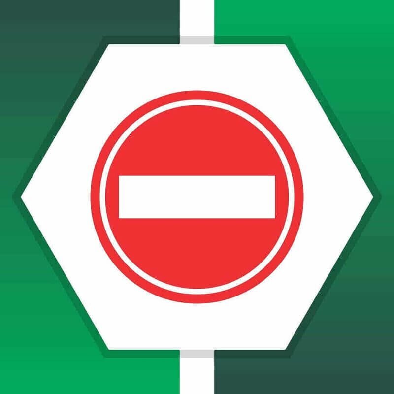 best Gate Barrier No entry Sign Board - tmt global uae