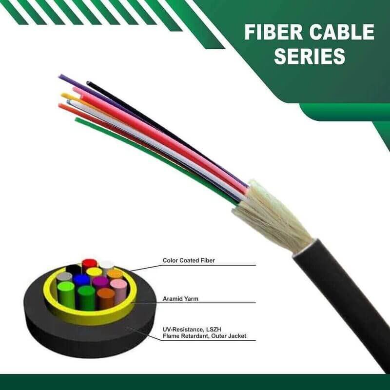 best 12 core fiber optic cable om4 multimode multi cores
